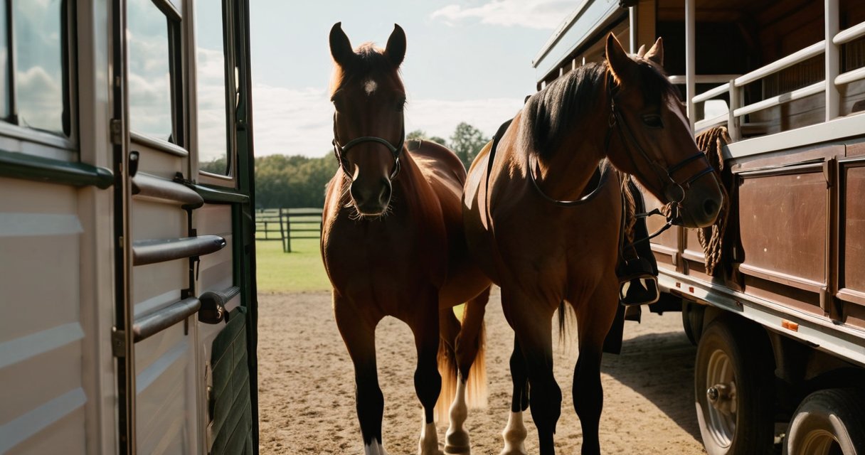 Paard laden in de trailer - sgw-online.com